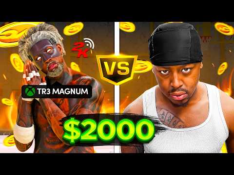 Mir wurden 2000 Dollar für eine Wette gegen den Nr. 1 der NBA 2K Content Creator angeboten...