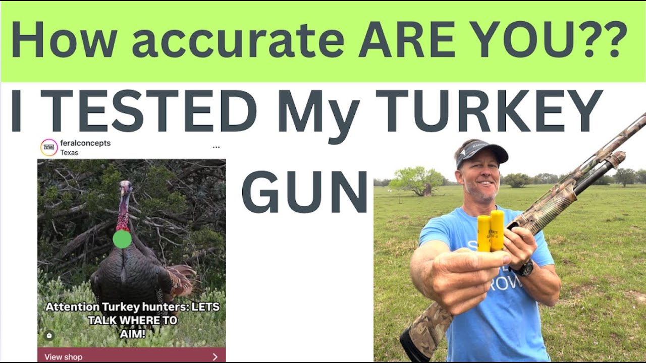 Patterning Your Turkey Shotgun (TSS and Lead Test) - YouTube