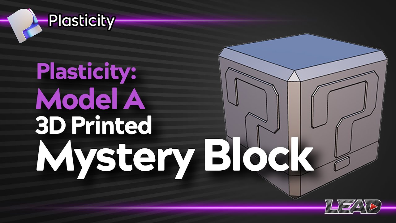 How To Design a 3D Printed Mystery Box using Plasticity - YouTube
