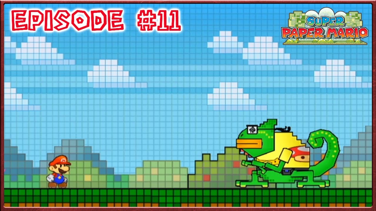 Super Paper Mario - Flipside's Depths & The Chameleon Kidnapper ...