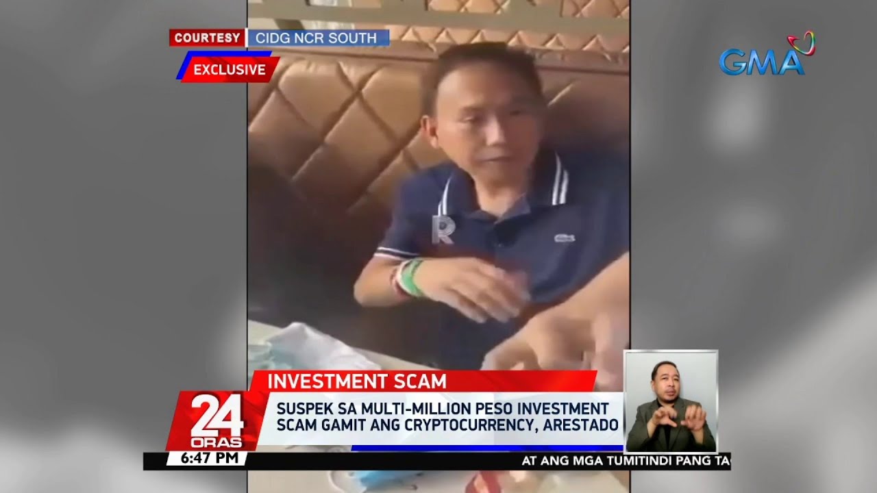 Suspek sa multi-million peso investment scam gamit ang cryptocurrency ...