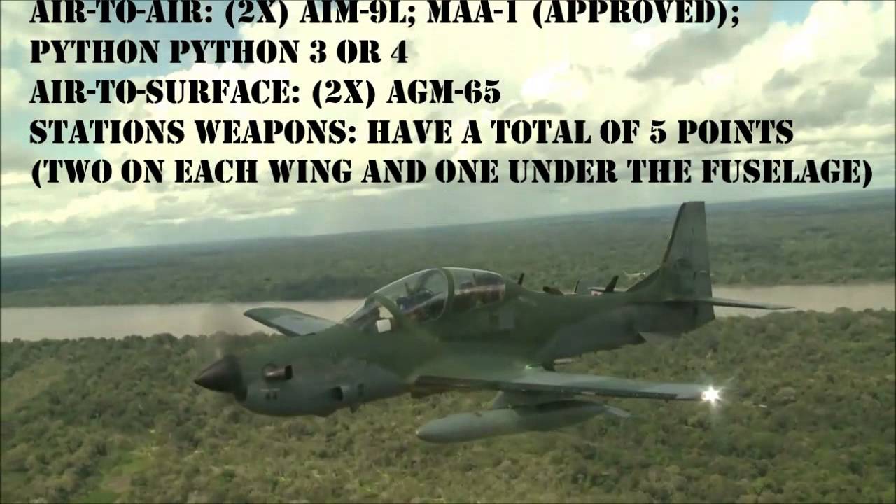 SUPER TUCANO MADE IN BRAZIL, BY EMBRAER - YouTube