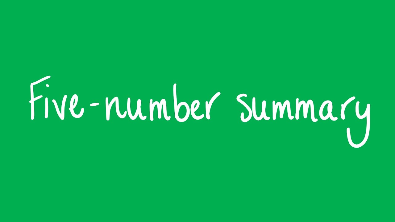 Five Number Summary Unit 3 And 4 VCE Further Maths YouTube five-number-summary-unit-3-and-4-vce-further-maths-youtube
