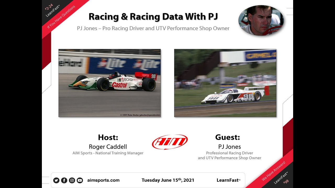 2-24 Racing and Racing Data - Live Webinar with PJ Jones - 6/15/2021 ...