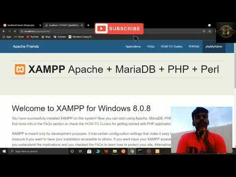 How to connect database using PHP in xampp || Create a new database || Tamil - YouTube