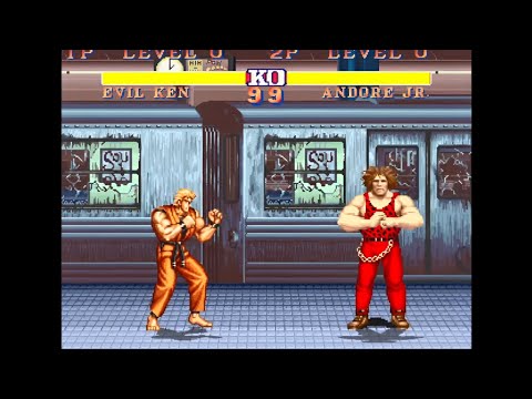 EVIL KEN vs Final Fight (SF2 DELUXE) - YouTube