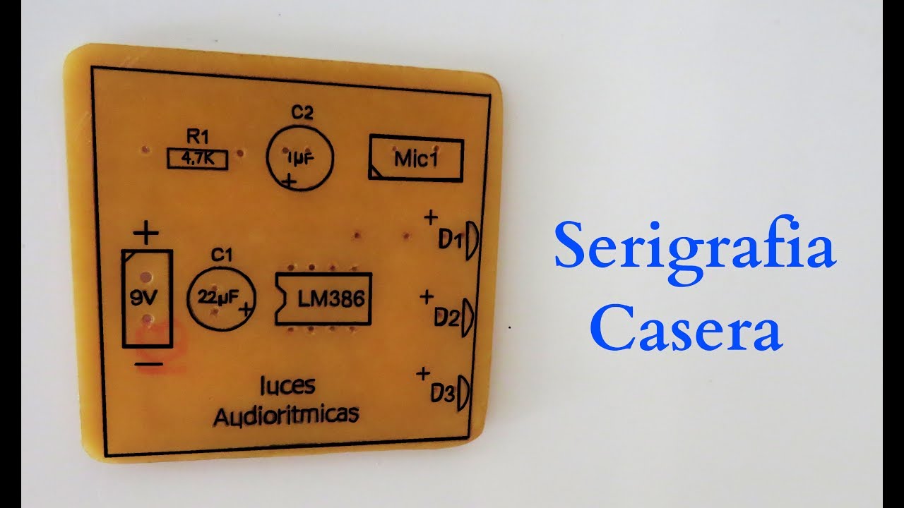 Metodo de Serigrafia Casera PCB/Ideatronic - YouTube