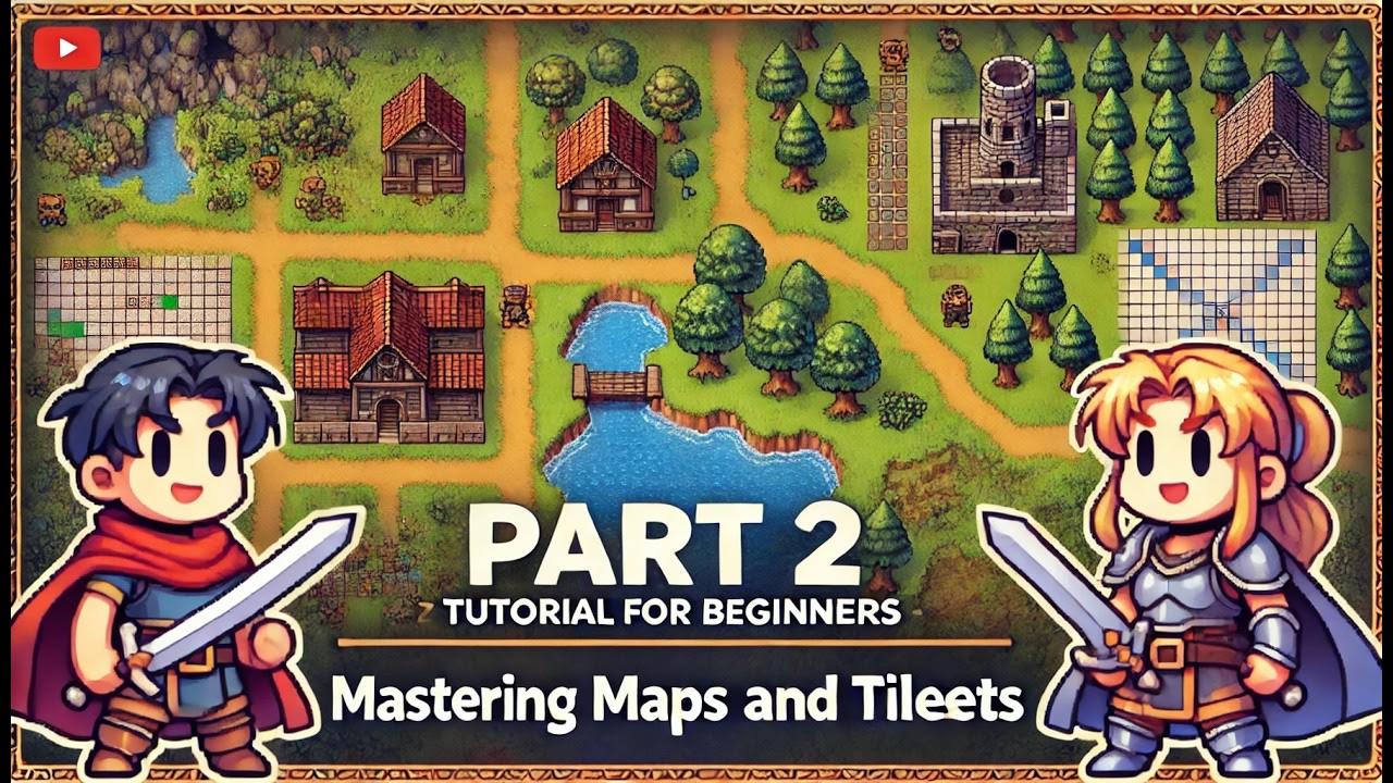 RPG Maker MZ Tutorial for Beginners: Part 2 - Mastering Map Settings and Tilesets - YouTube