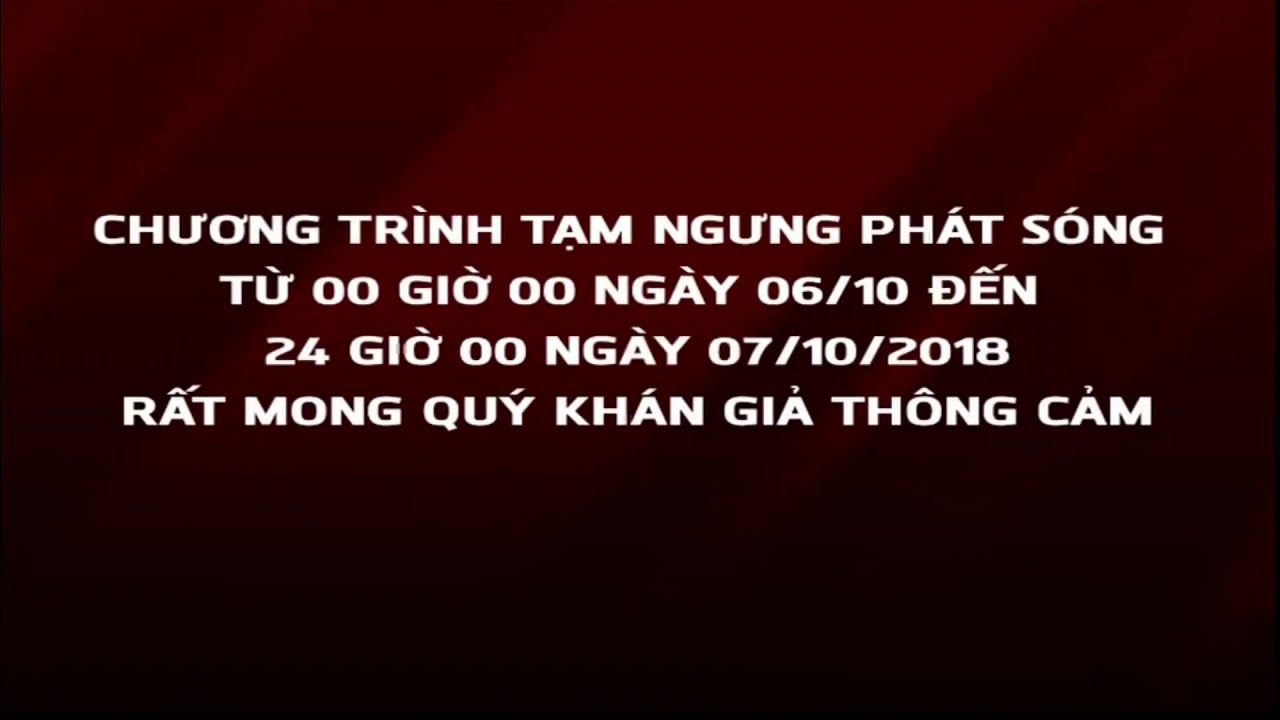 Quốc Tang Đỗ Mười | HTVC Plus - Thông báo tạm dừng phát sóng (14 - 15. ...