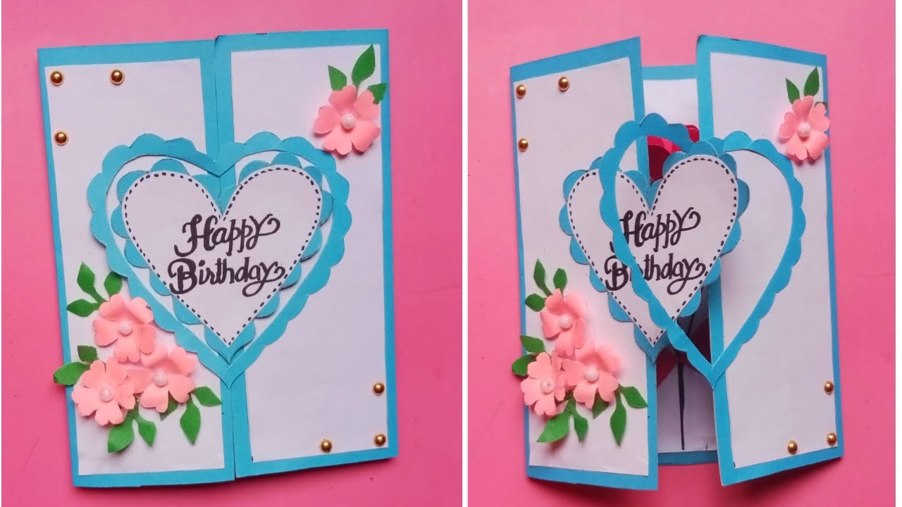 Handmade Special Birthday Card For Best Friend/DIY Birthday Card ...