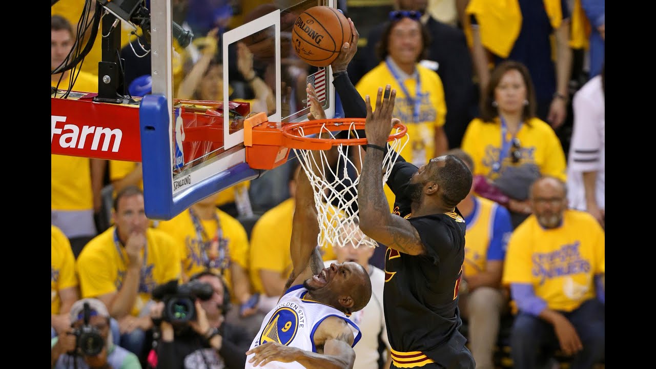 The Most Iconic Block In NBA History | Lebron Vs Iggy - YouTube