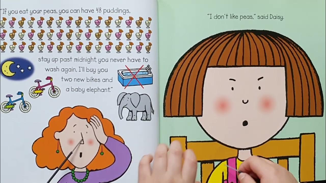 Daisy Eat Your Peas / Picture Book / Kes Gray & Nick Sharratt - YouTube