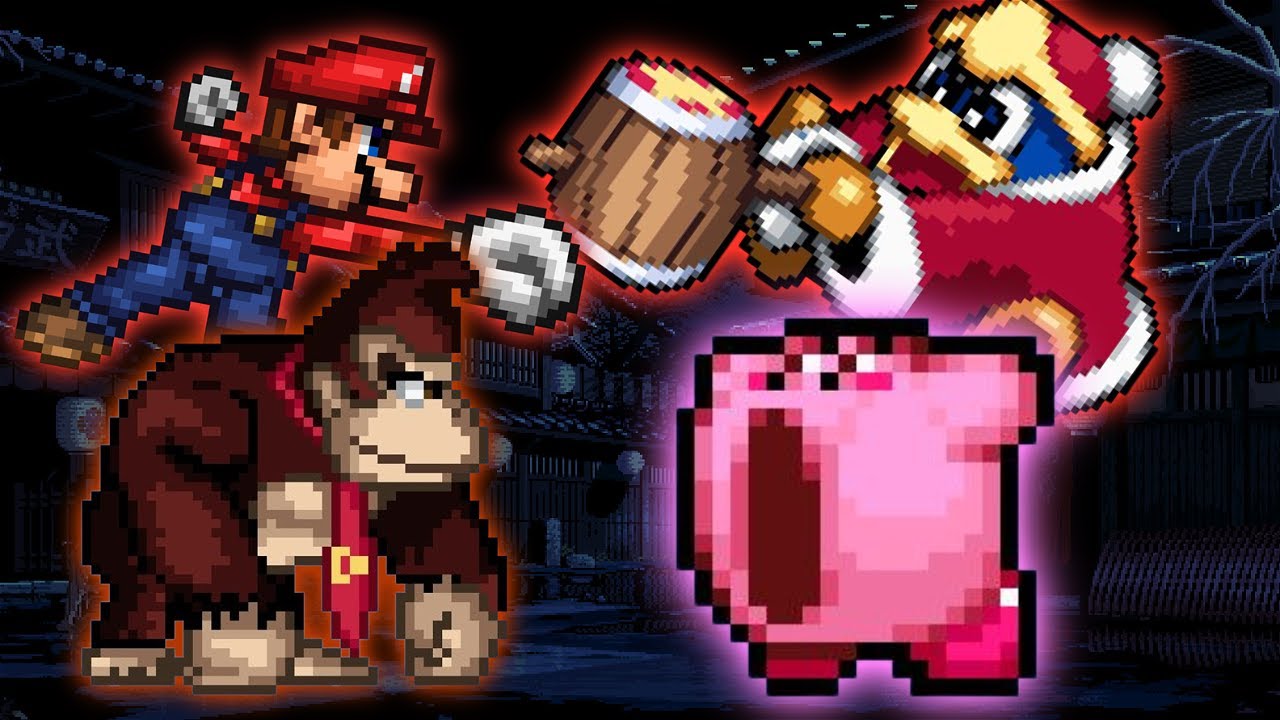 Mario & Donkey Kong (New) Vs King DDD & Kirby in Jump Force Mugen - YouTube