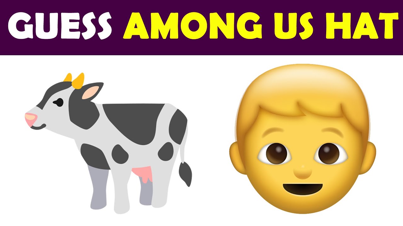 Brain Riddles | Among US Quiz | Guess AMONG Us HATS by Emoji - YouTube