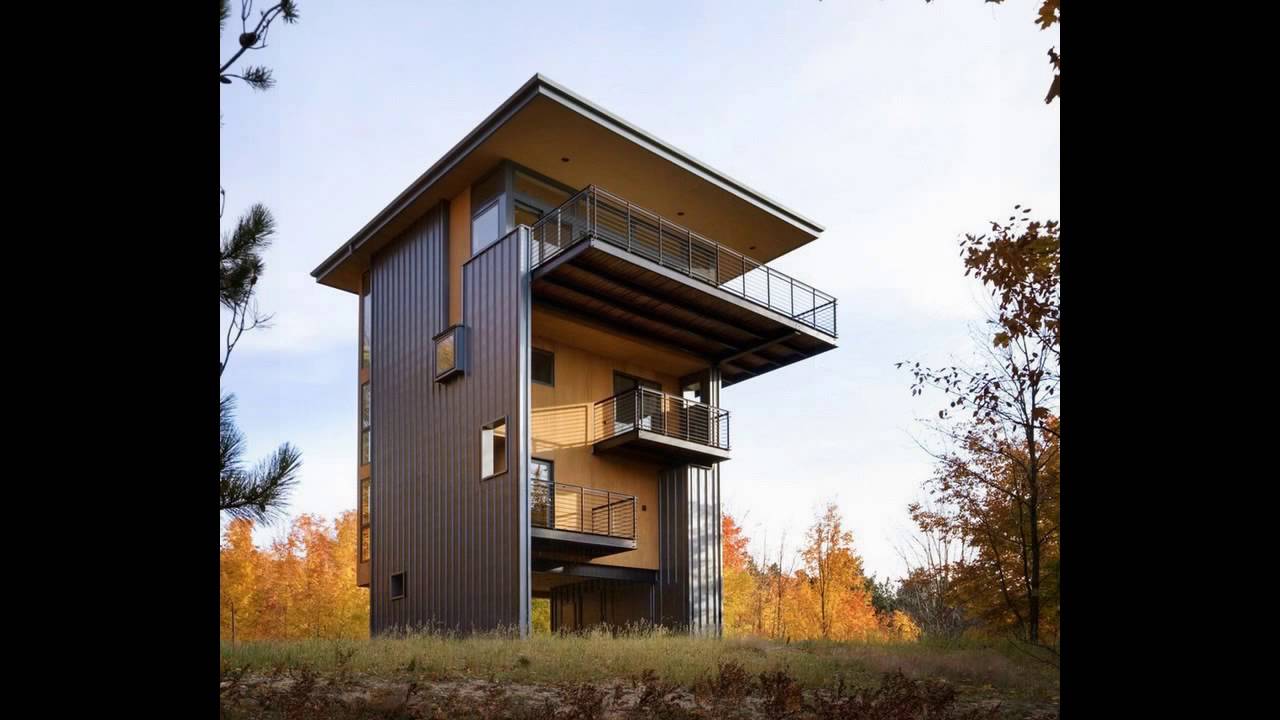 Contemporary Tower House - YouTube