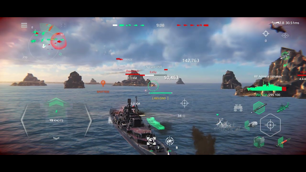 RF Admiral Ushakov gameplay... - YouTube