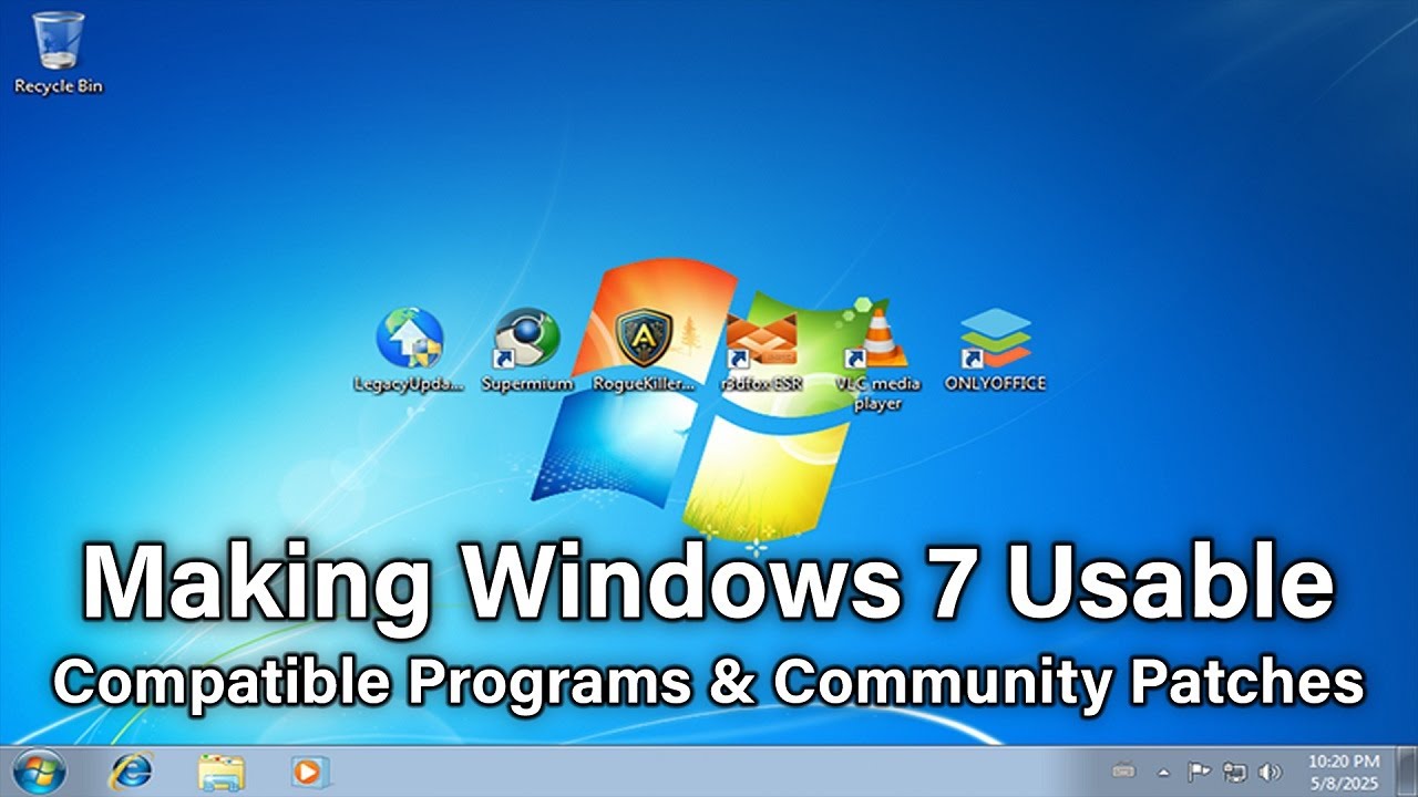 Making Windows 7 (x64) Usable in 2025 - YouTube