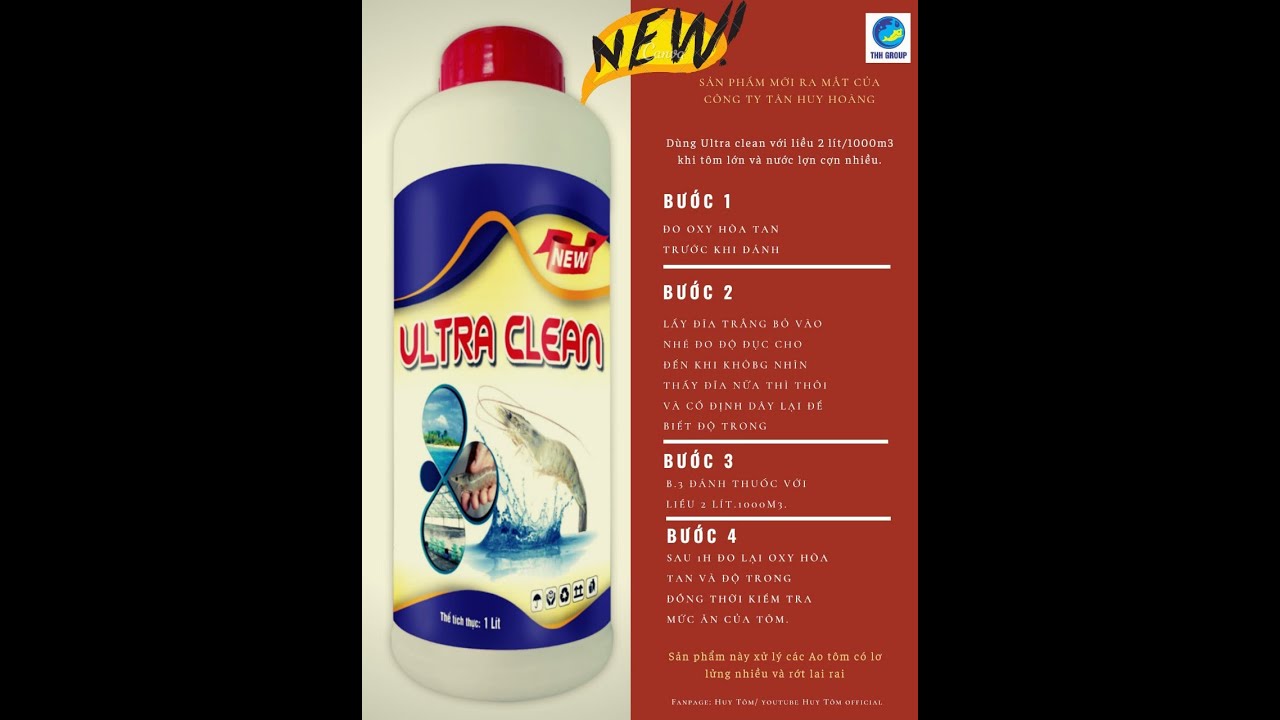 Quy trình sử dụng ultra clean cải thiện màu nước và xử lý các chất lơ ...