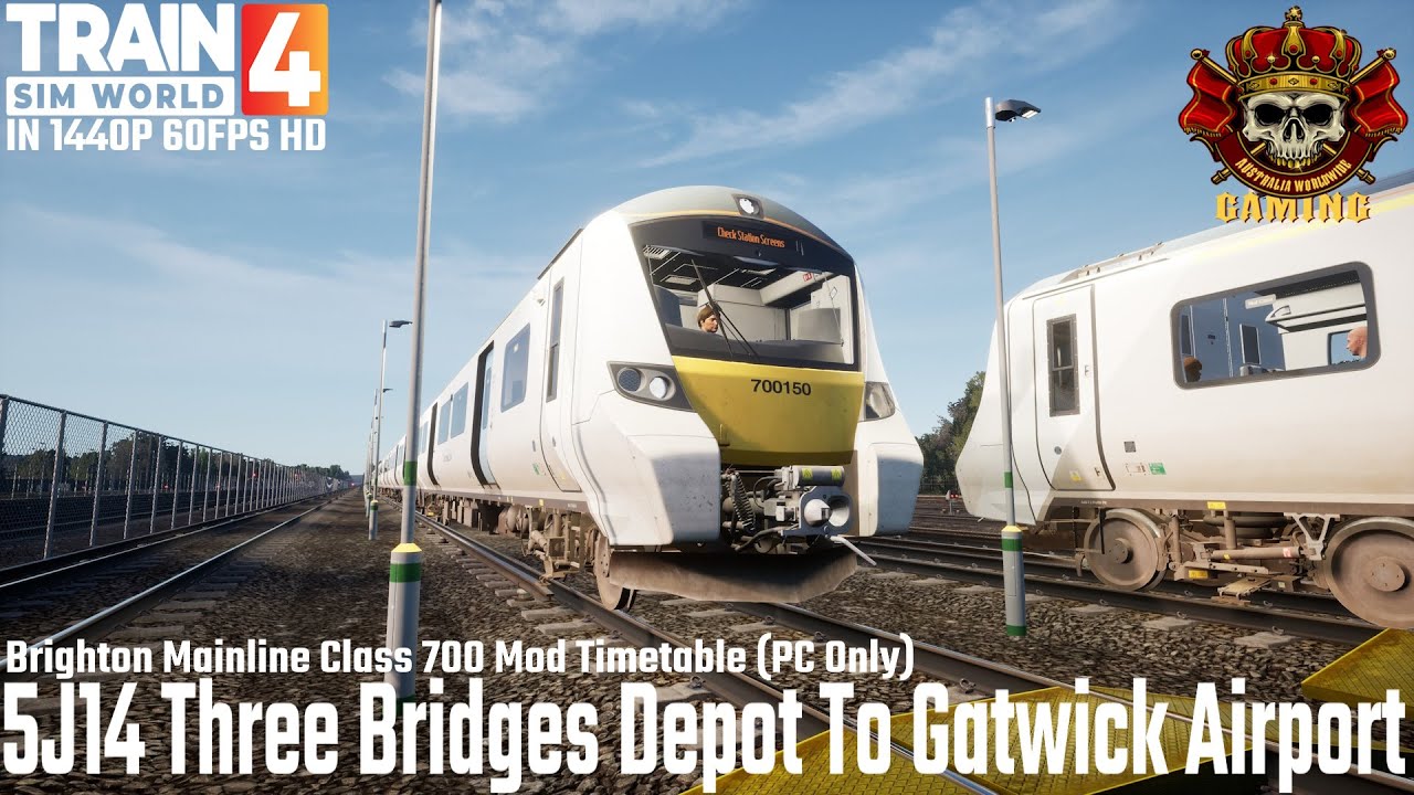 5J14 Three Bridges Depot To Gatwick Airport - Class 700 Timetable Mod ...
