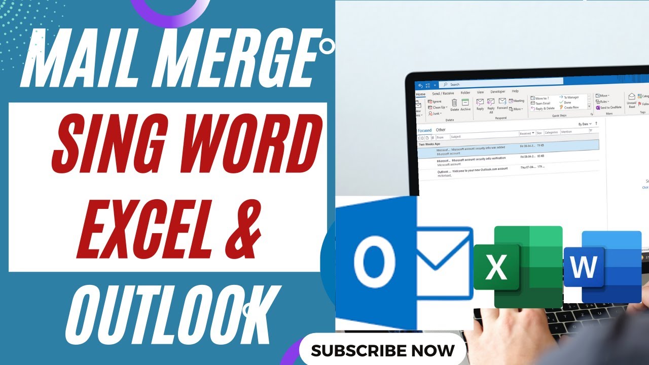 How To Mail Merge In Outlook From Excel And Word YouTube How To Mail Merge In Outlook From Excel And Word YouTube