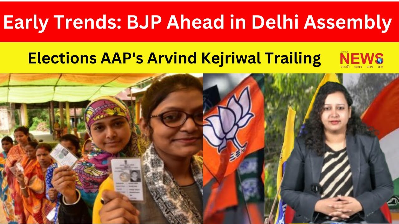 Early Trends: BJP Ahead in Delhi Assembly Elections, AAP's Arvind ...