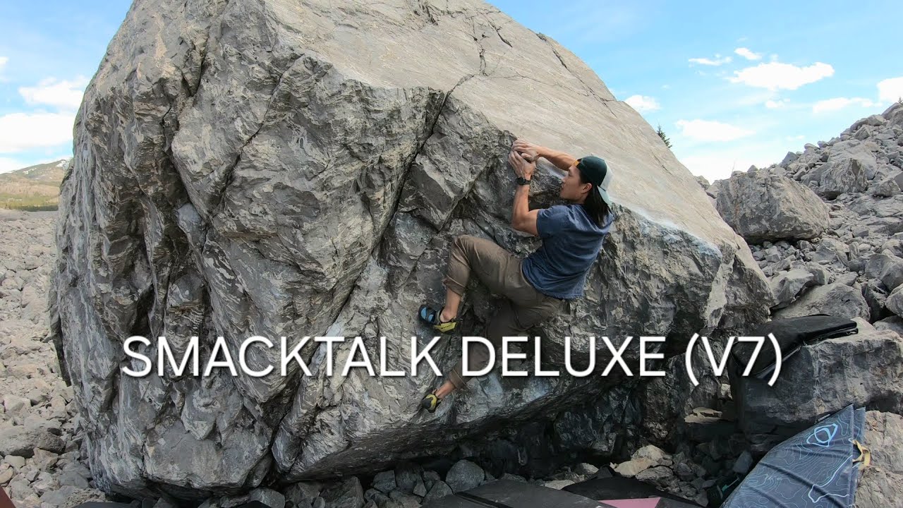 Frank Slide Bouldering - Smacktalk Deluxe (V7) - YouTube