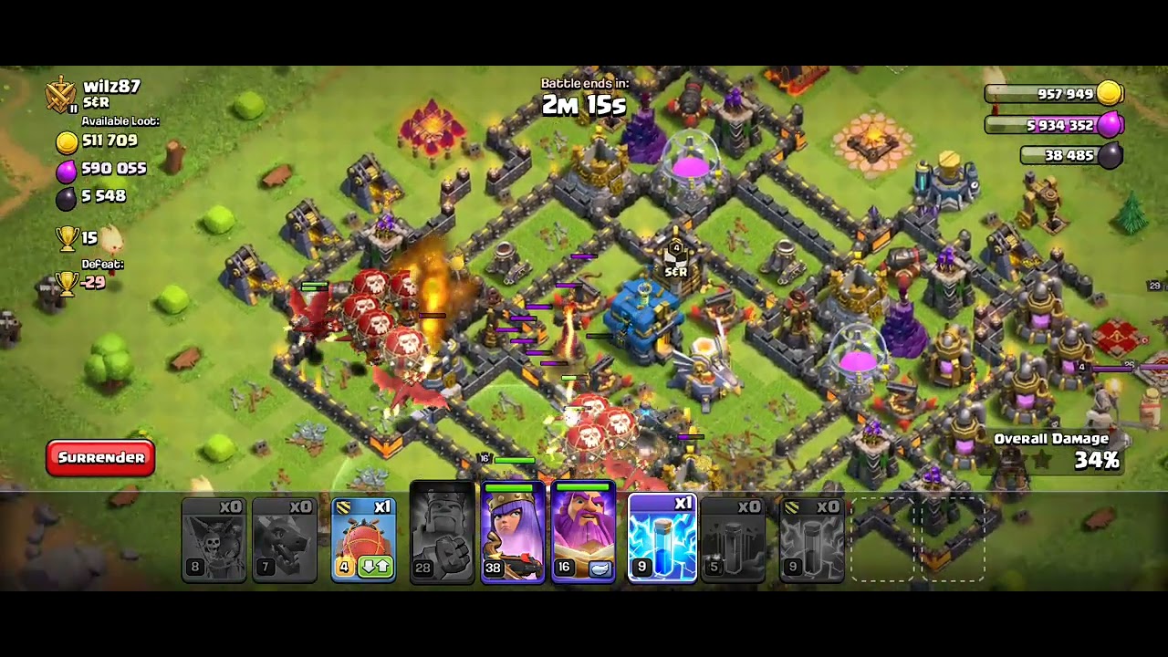 coc game play - YouTube