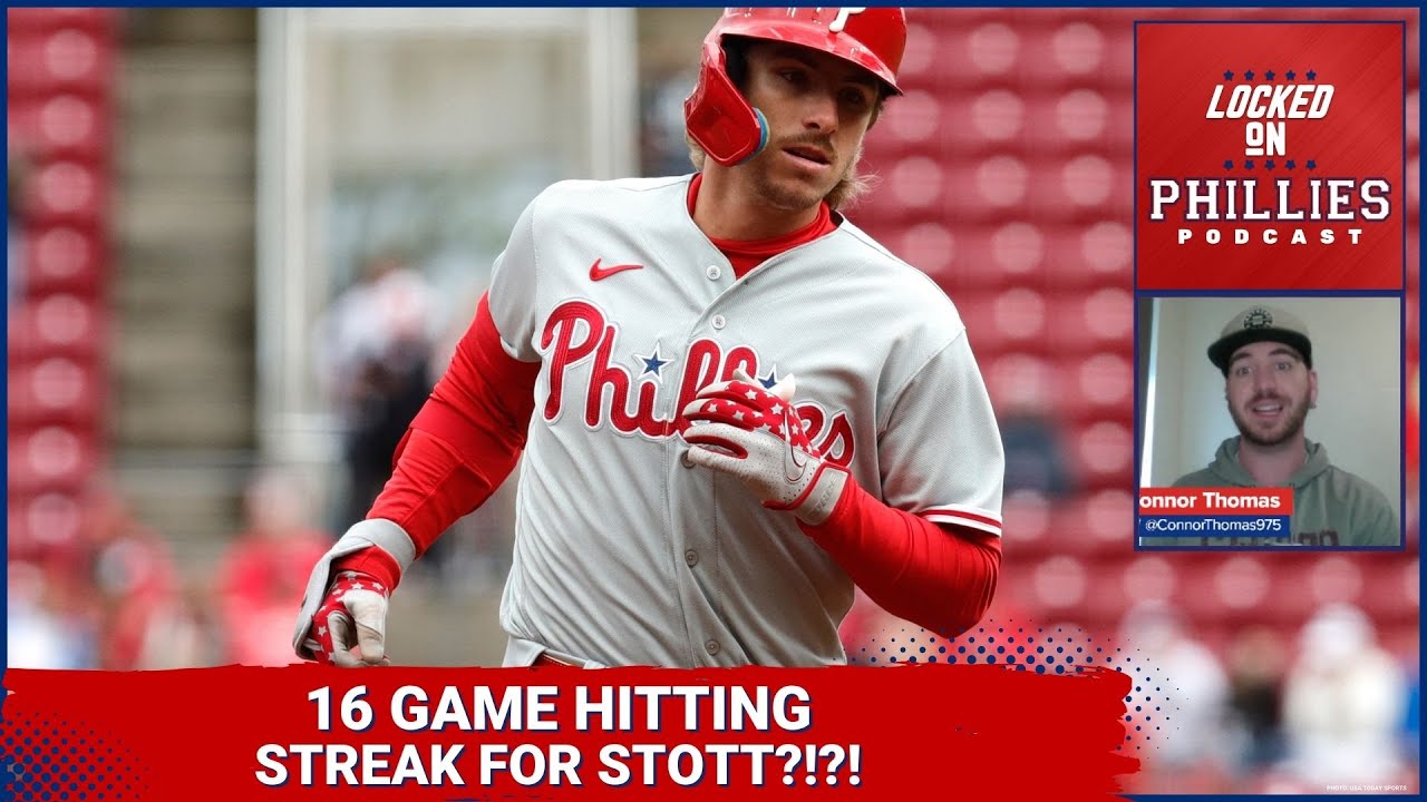 Bryson Stott Ties Phillies Record With 16 Game Hit Streak To Start The ...