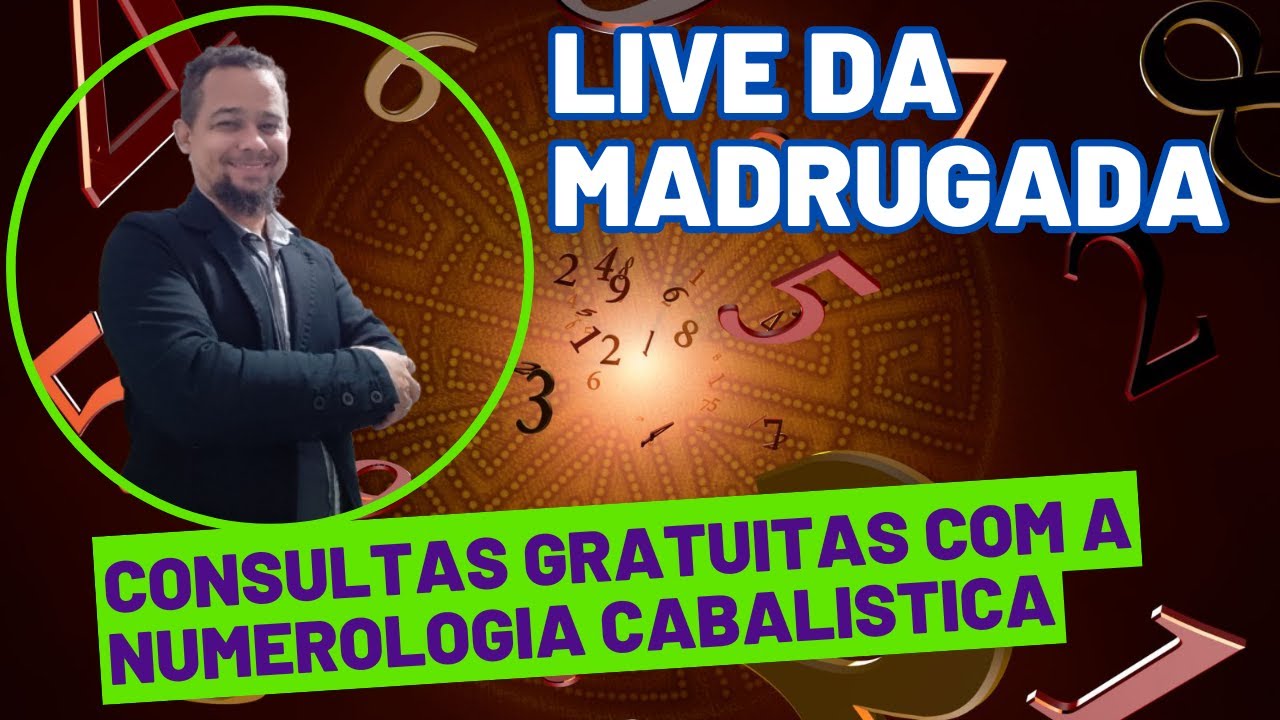 🔴 LIVE - CONSULTAS E ANÁLISES AO VIVO COM A NUMEROLOGIA CABALISTICA ...