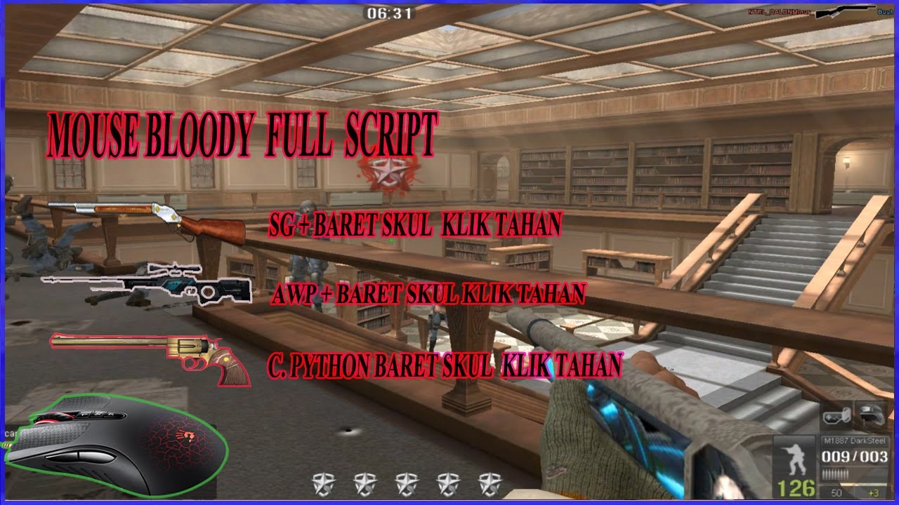 Script SG Pakai Baret SKULL QC 75%, AWP Baret Skull QC 75% & C.PYTHON ...