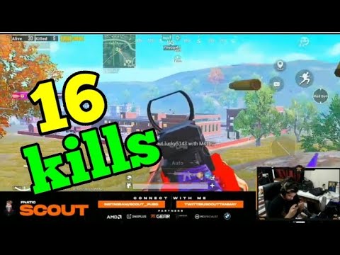 SCOUT 16 KILLS FULL MATCH HIGHLIGHTS IN 3 MINUTES | PUBG MOBILE | SCOUT ...