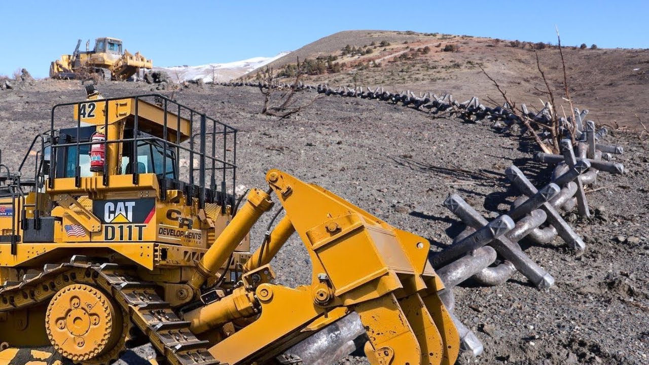 How Giant Bulldozers And Anchor Chains Reshape Our Landscape - YouTube