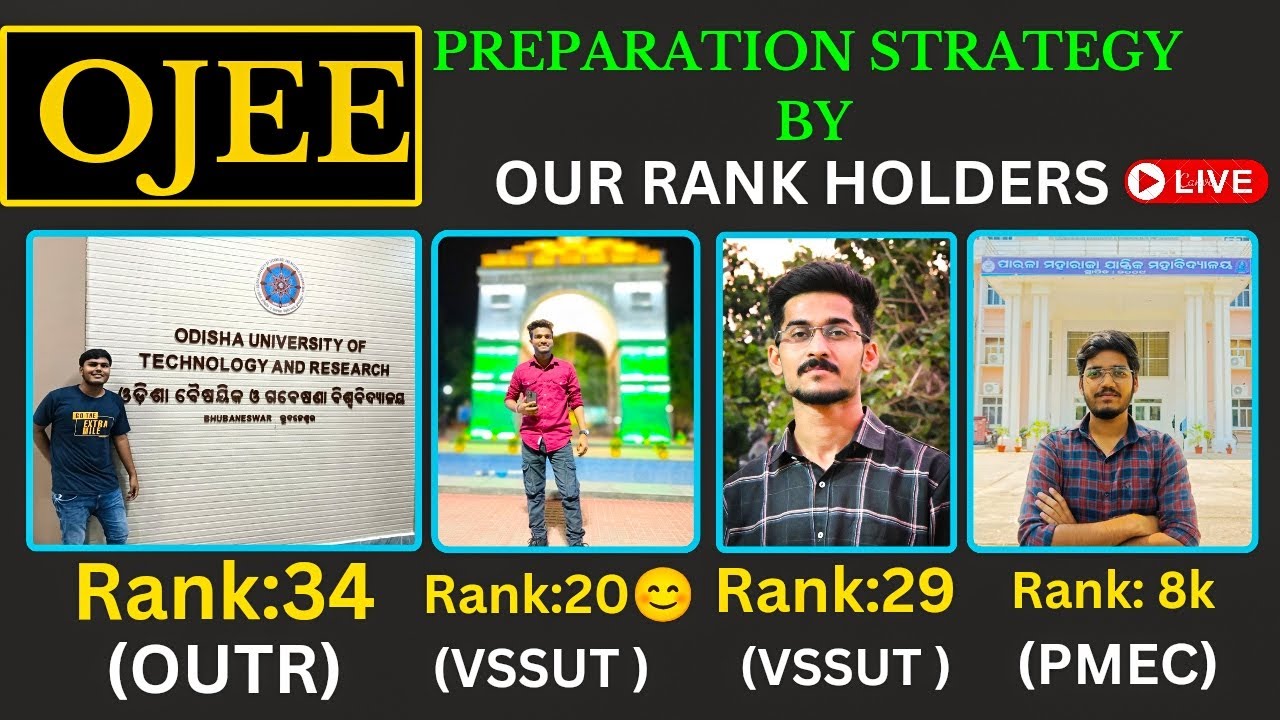 OJEE Success Secrets from Top Rank Holders - YouTube