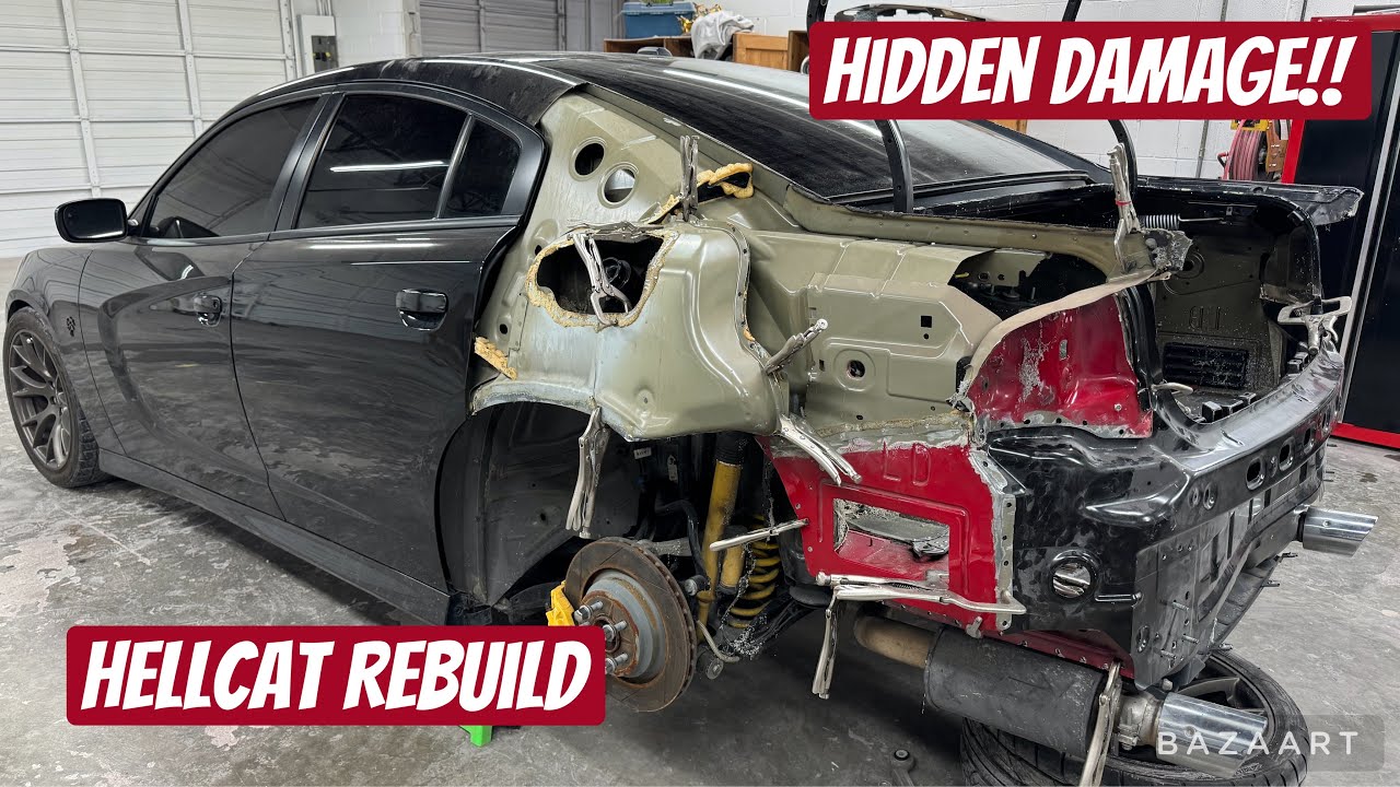 Saving A Crashed Dodge Hellcat!! - YouTube