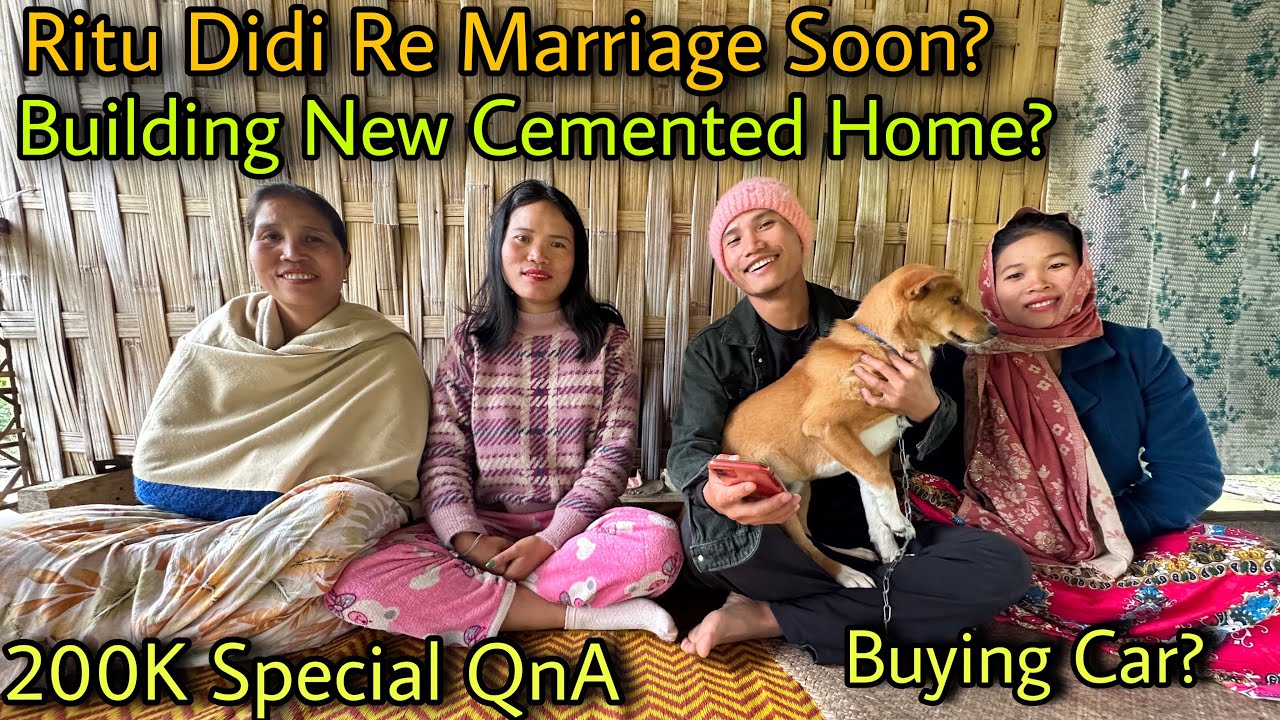 200K Special QnA- Ritu Didi Re Marriage Soon? Buying Car 🚘 || Building ...