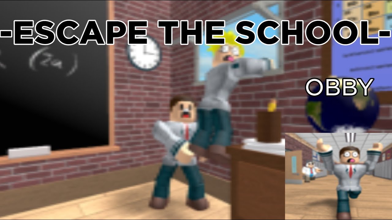 ESCAPE THE SCHOOL OBBY! gameplay walkthrough / no commentary [NO DAMAGE ...