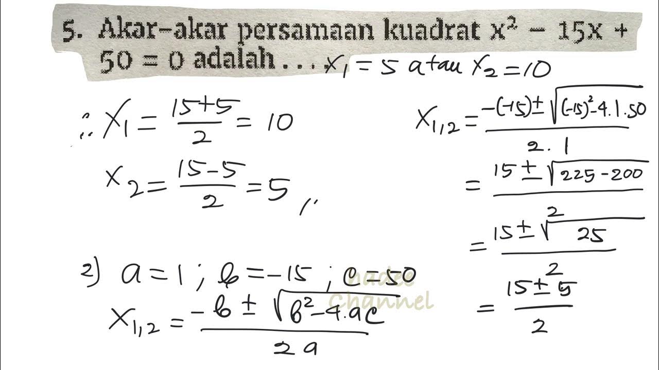 akar-akar-persamaan-kuadrat-x-15x-50-0-x-10x-24-0-x-2x-2-0-x-13x