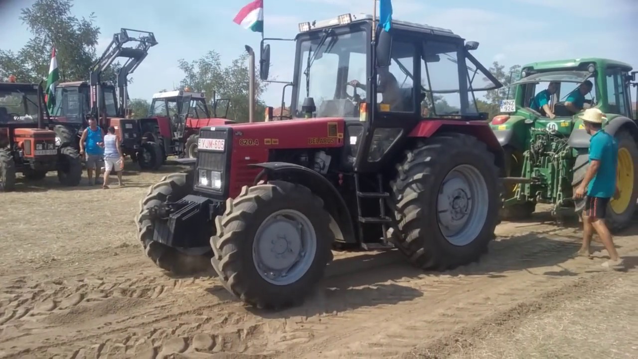 Belarus 820.4 vs John deere 6330 - YouTube