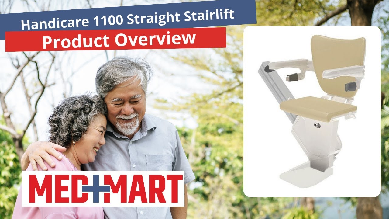 Handicare 1100 Straight Stair Lift Product Overview - Med Mart Home ...