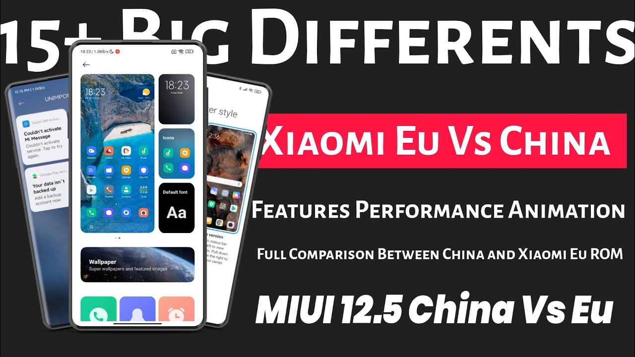 15+ Big Change Between MIUI 12.5 China and Xiaomi Eu ROM | MIUI 12.5 ...