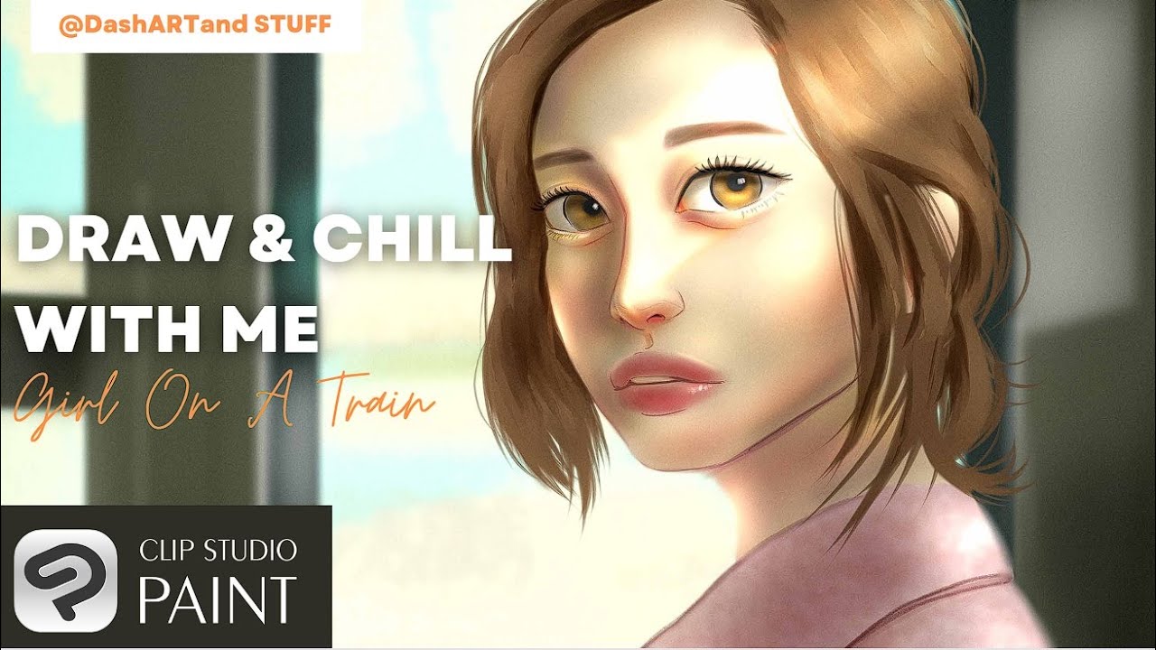 DRAW & CHILL WITH ME. HOW I PAINT SIMPLE STYLIZED CHARACTER - YouTube