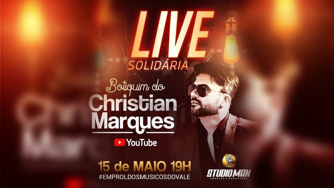 LIVE SOLIDÁRIA - BOTIQUIM DO CHRISTIAN MARQUES #FicaEmCasa - YouTube