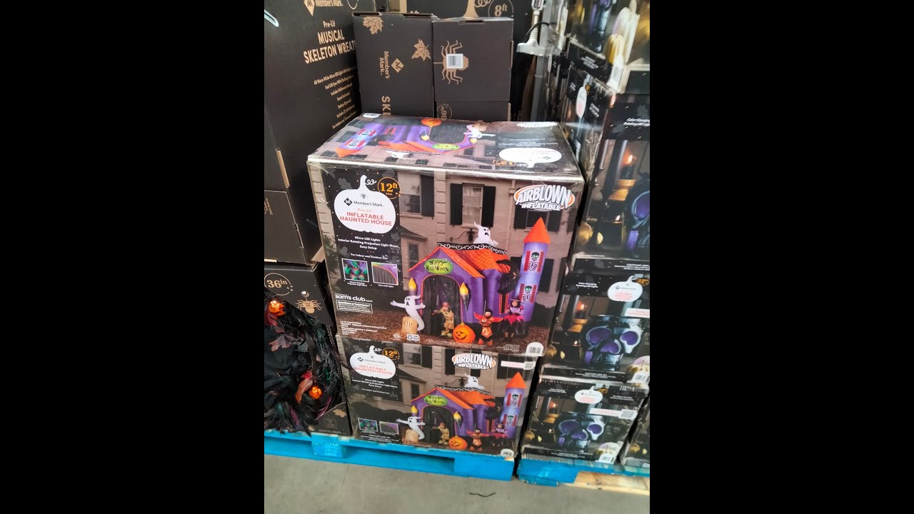 Sam's Club Halloween 2022 In Store Inflatables, Decorations Walkthrough ...