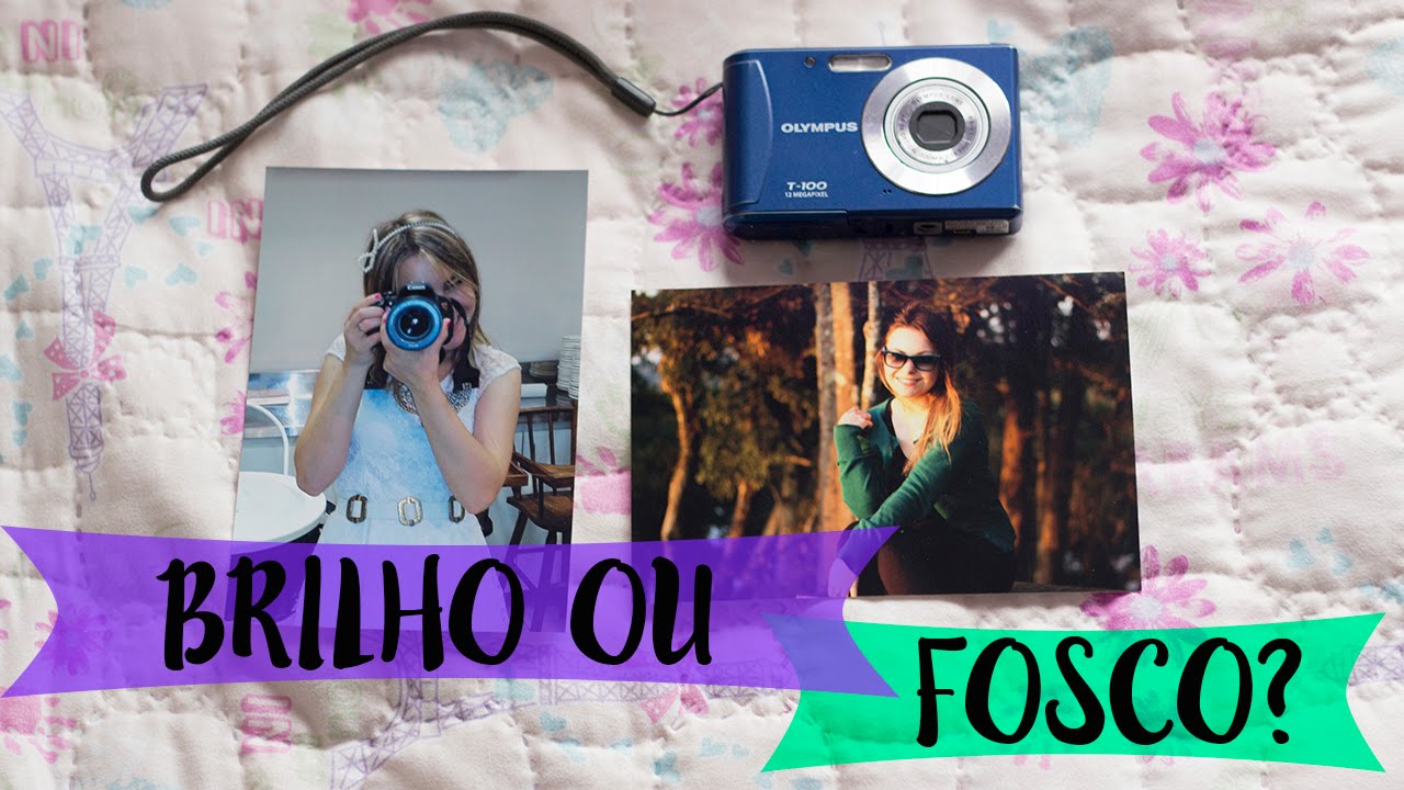 Revelação de fotos em fosco ou em brilho? | Lidiane Soares - YouTube