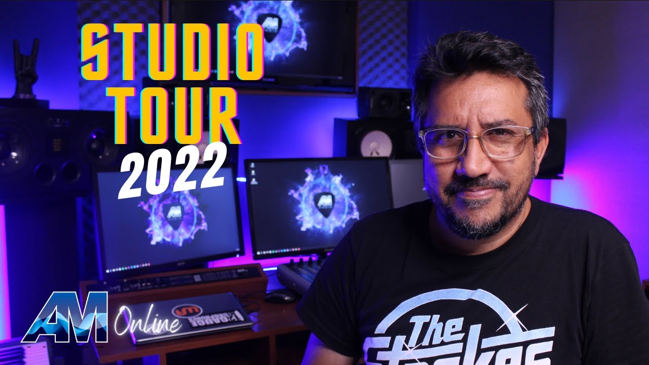 AM AUDIO STUDIO TOUR 2022 - Mixing & Mastering In The Box - YouTube