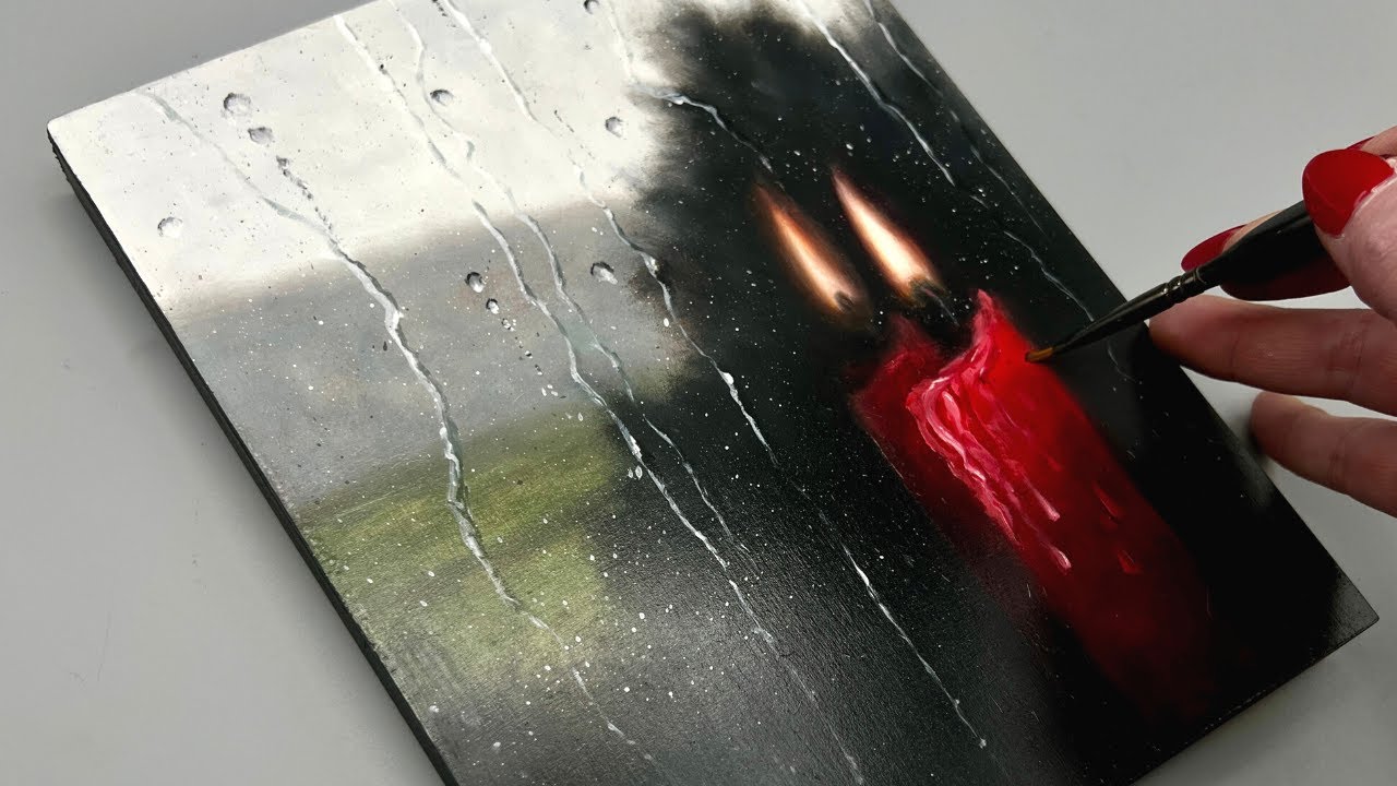 Rainy Window, Oil Painting Tutorial - YouTube