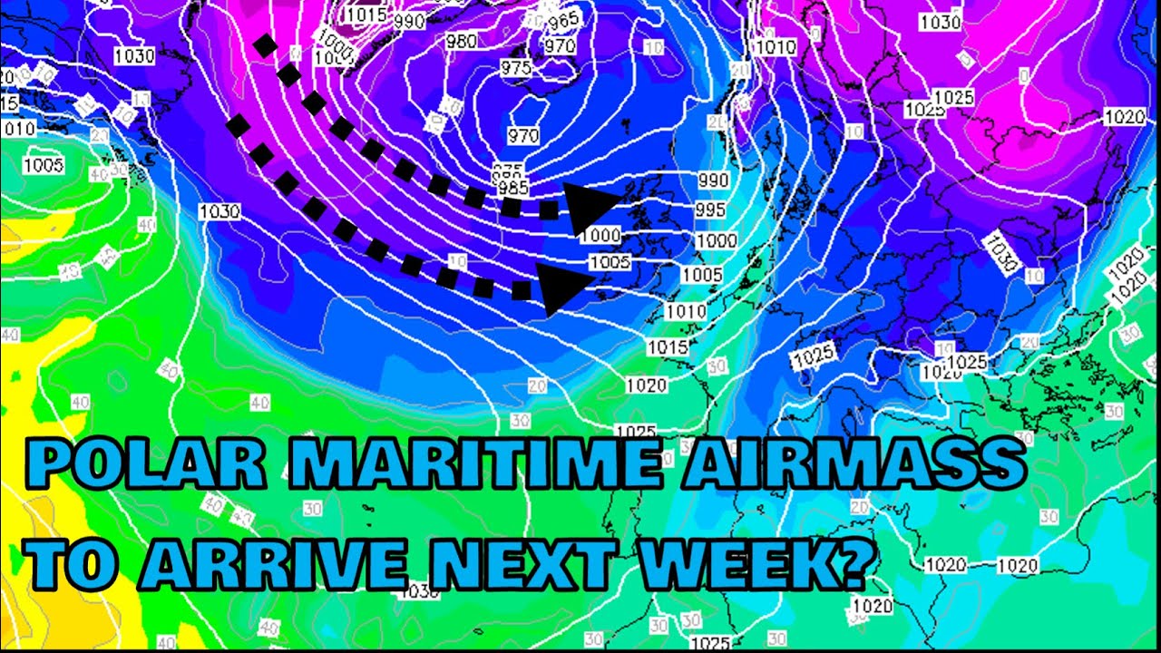 Polar Maritime Airmass to Arrive Next Week? 30th December 2022 - YouTube