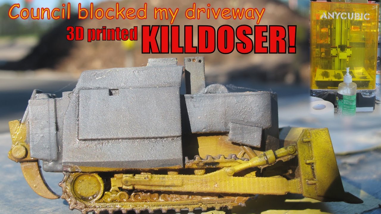 3D print 1/72 Marvin Heemeyer KILLDOSER - YouTube