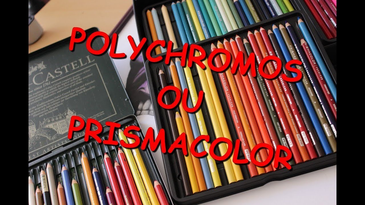 LES CRAYONS DE COULEURS : [ differences entre les polychromos et les ...