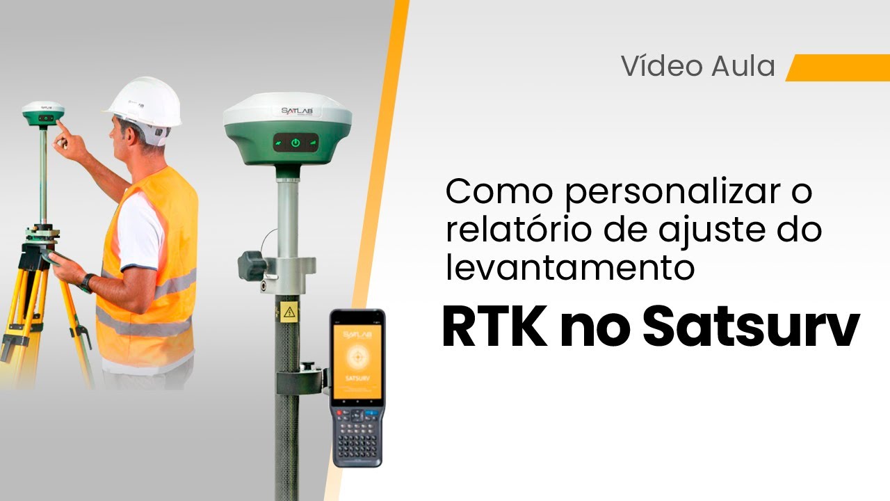 Aprenda a personalizar o relatório de ajuste do levantamento RTK no ...